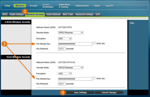 Como cambiar el nombre y contraseña de wifi de Fibertel – El Rincón de ...