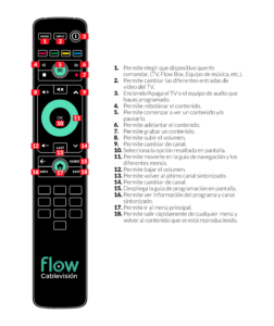 Todo sobre el control remoto Flow (Cablevisión) – El Rincón de Cabra
