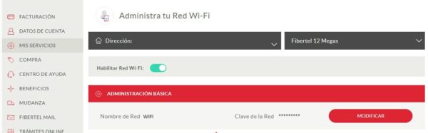 Como cambiar el nombre y contraseña de wifi de Fibertel – El Rincón de Cabra